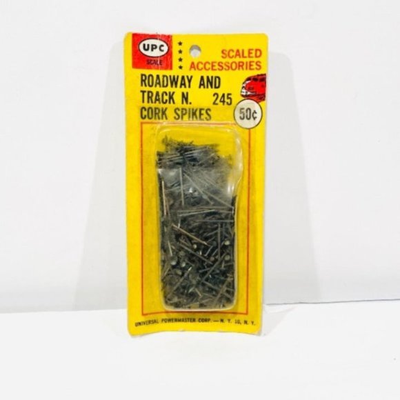Toys | Vintage Nib N 245 Ho Upc Roadway Track N Cork Spikes For Model ...
